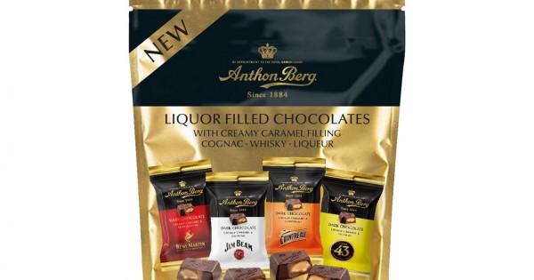 Anthon Berg Mini Tablete cu Lichior Mix 100g | BauturiAlcoolice.ro