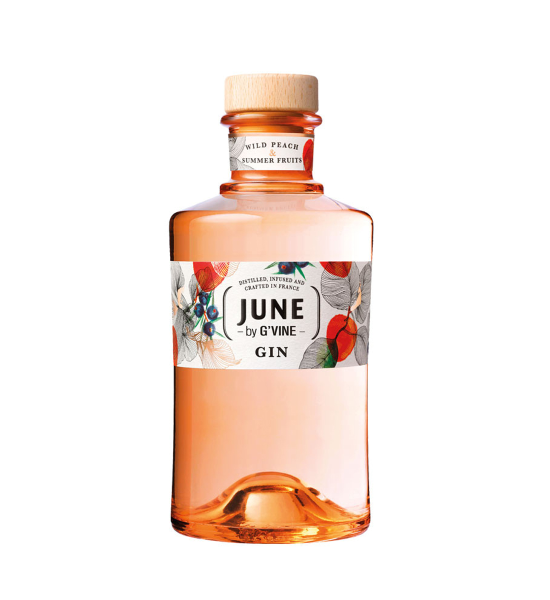 June by G Vine Wild Peach & Summer Fruits Gin 0.7L | BauturiAlcoolice.ro