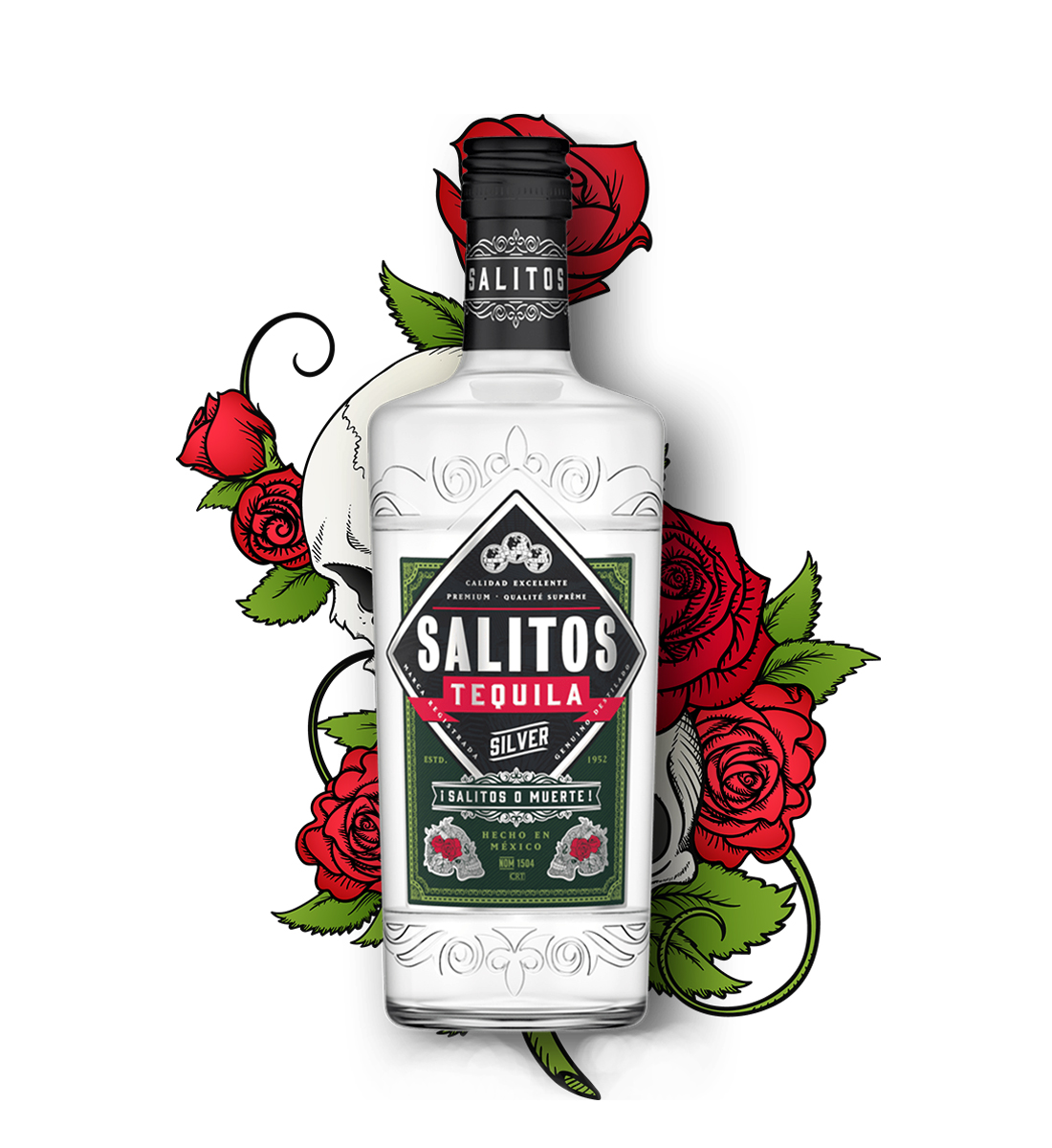 Salitos Silver Tequila 0.7L | BauturiAlcoolice.ro