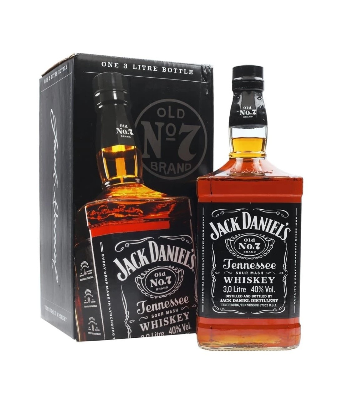 Jack Daniel's Old No 7 Whiskey 3L | BauturiAlcoolice.ro